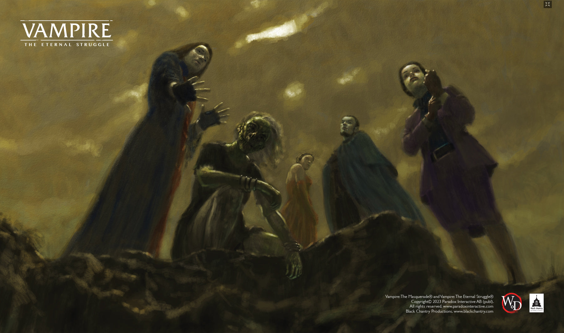 Playmat: Judgement Camarilla Segregation – Black Chantry Distribution